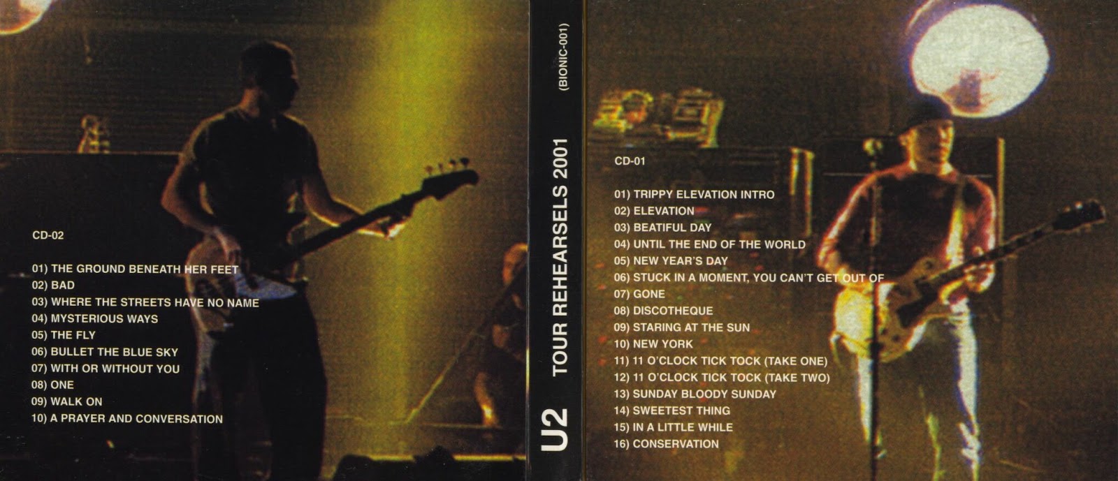 World Of BOOTLEGS: BOOTLEG : U2 - 'Elevation Tour Rehearsals', Fort ...