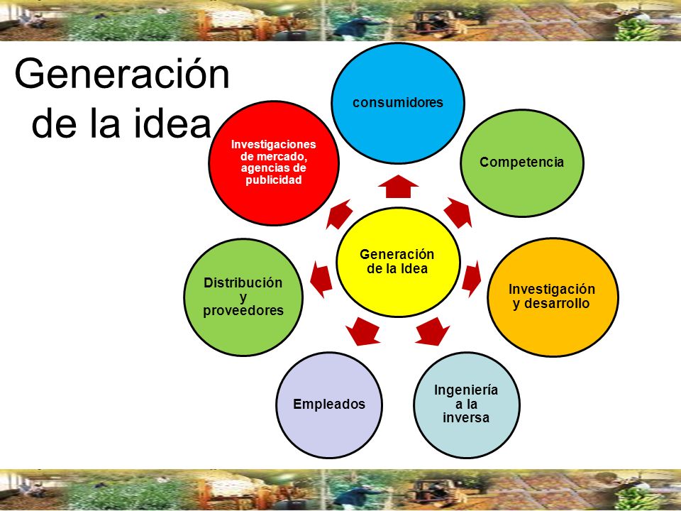 GESTION EMPRESARIAL: Generacion de ideas de negocio