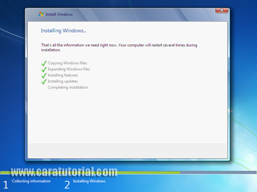 Cara Tutorial Install Windows 7 (Lengkap dengan Gambar) - Cara Tutorial ... Cara Tutorial Install Windows 7 (Lengkap dengan Gambar) - Cara Tutorial ...