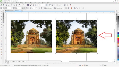 How to Trace a Bitmap to a vector image in Corel Draw - Control + Info