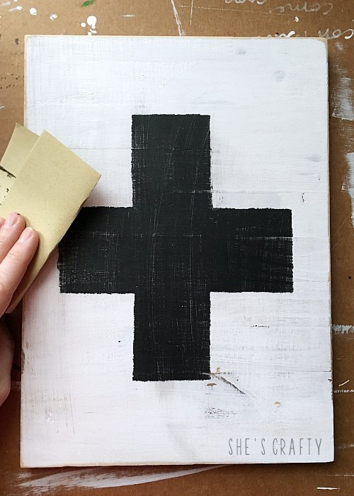She's Crafty: How to make Medical Cross Sign