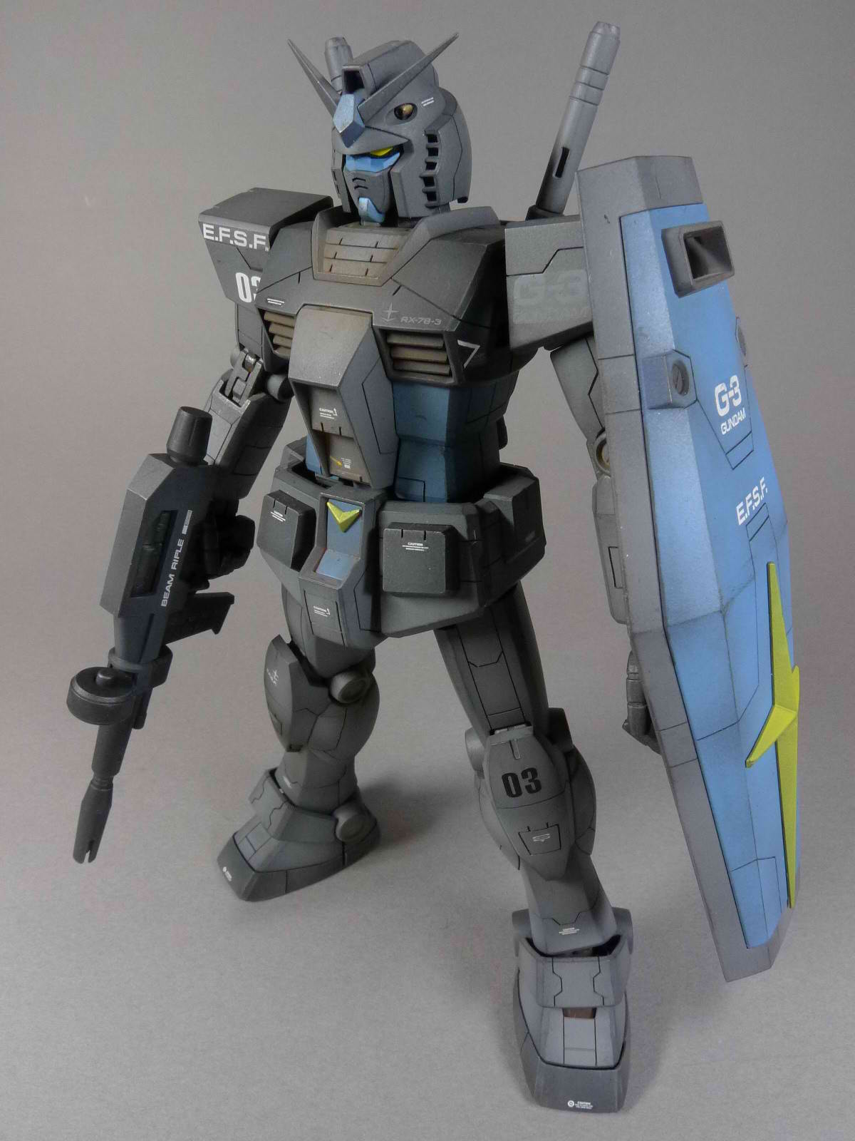 GUNDAM GUY: MG 1/100 RX-78-3 GUNDAM (G3-GUNDAM) - Painted Build