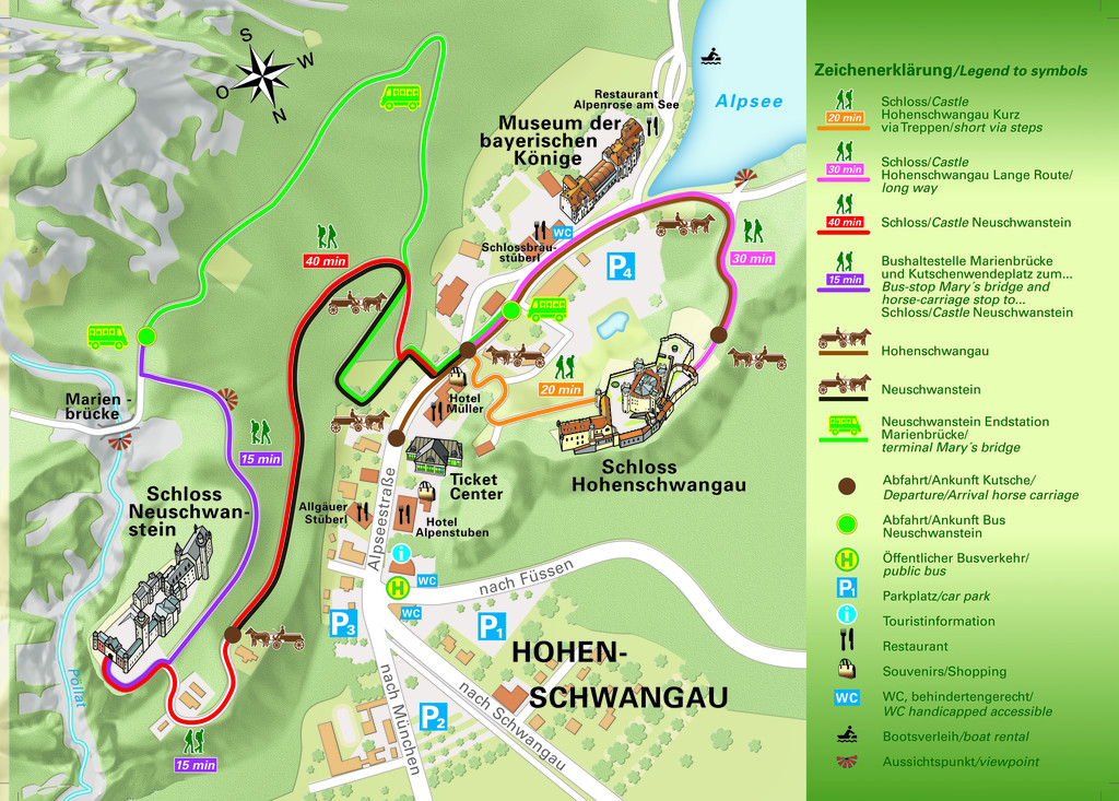 Visitar Füssen y el Castillo del Rey Loco (Neuschwanstein)
