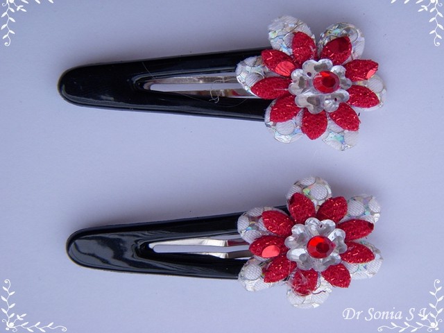 Cards ,Crafts ,Kids Projects: Homemade Hair Clips