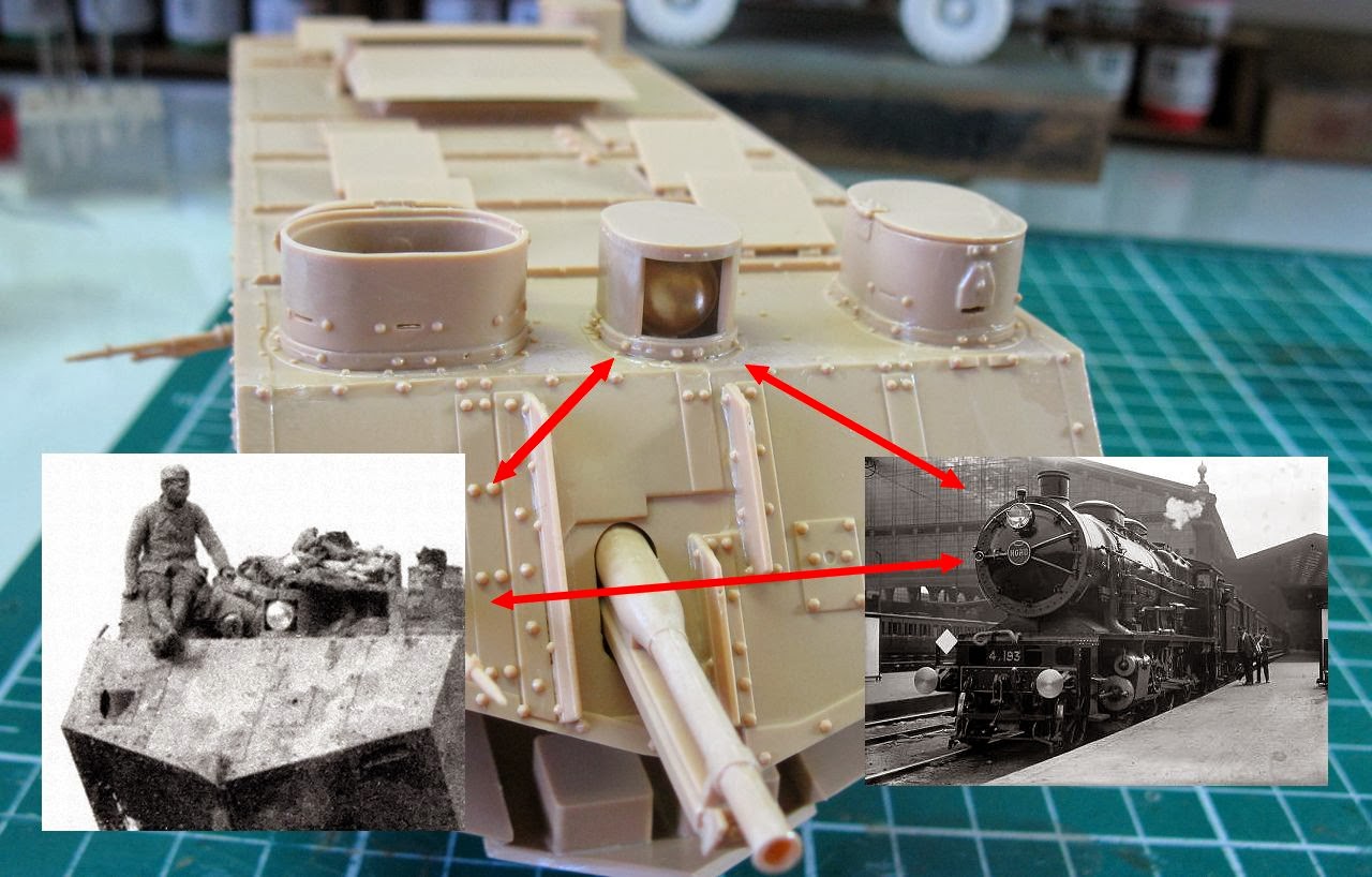 World War I + 1920s and 1930s: char Saint Chamond - French heavy tank ...