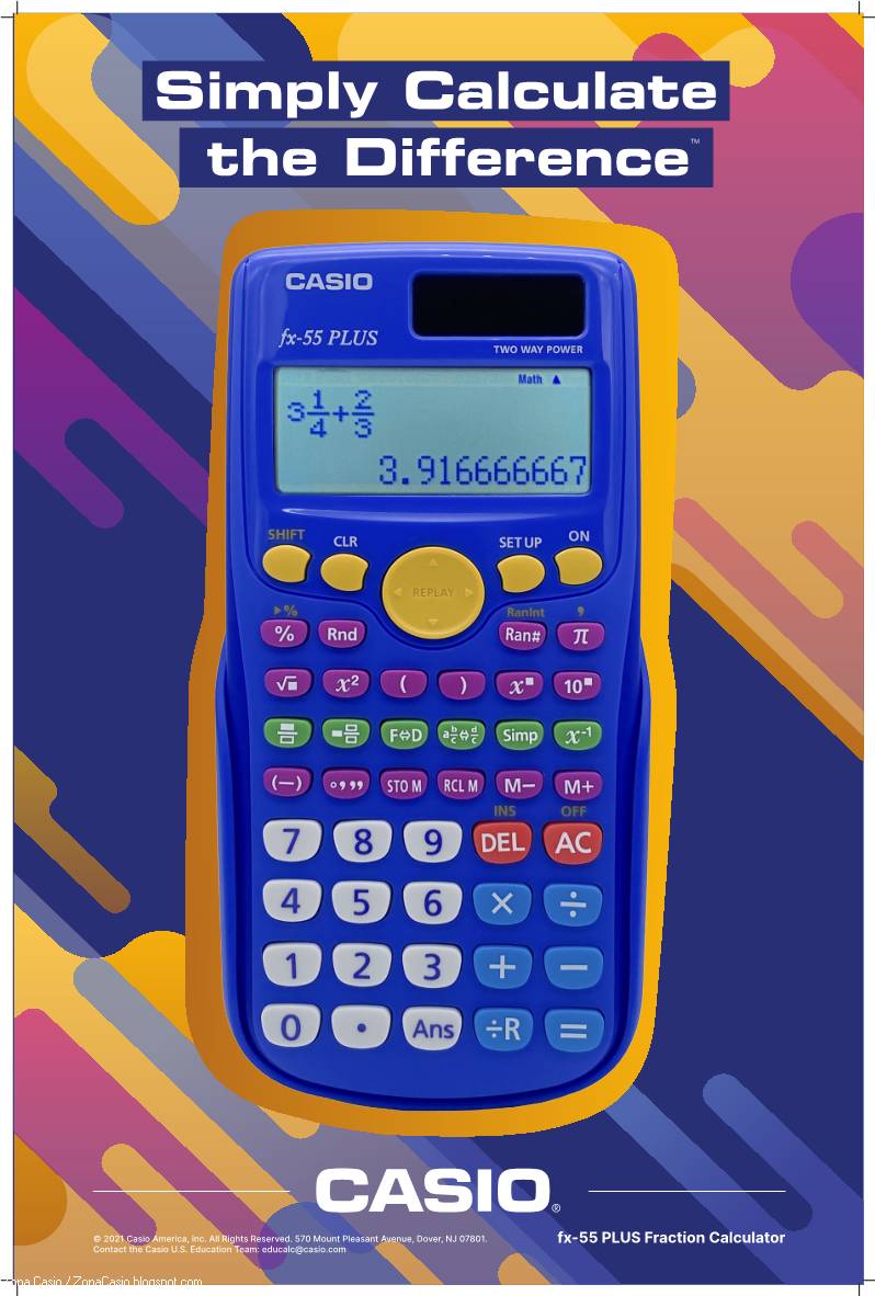 Zona Casio: Casio te regala un póster de una de sus calculadoras más ...
