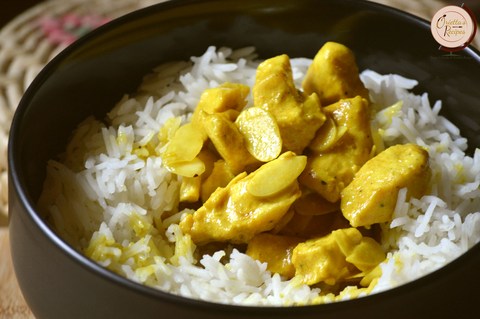 Orietta's Recipes: Riso con pollo al curry e latte di cocco