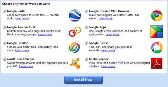 Download Google Pack – Package of All Essential Software for your PC ...