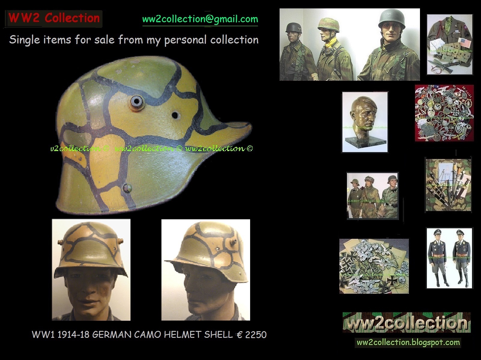 WW2 Collection Price List of my Private Collection Liquidation: German ...