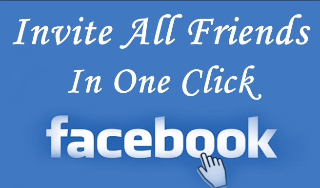 Invite All Friends On Facebook Page in One Click
