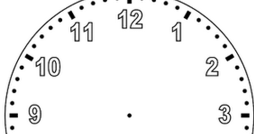 Relógio para colar ponteiros ~ Espaço Infantil