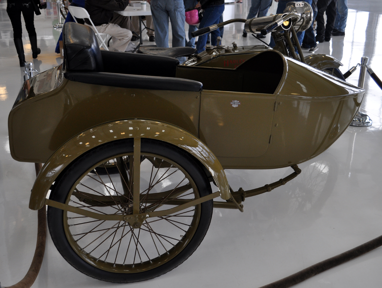 Just A Car Guy: Steve McQueen's 1921 Harley Davidson with sidecar