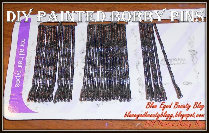 Blue Eyed Beauty Blog: DIY Painted Bobby Pins
