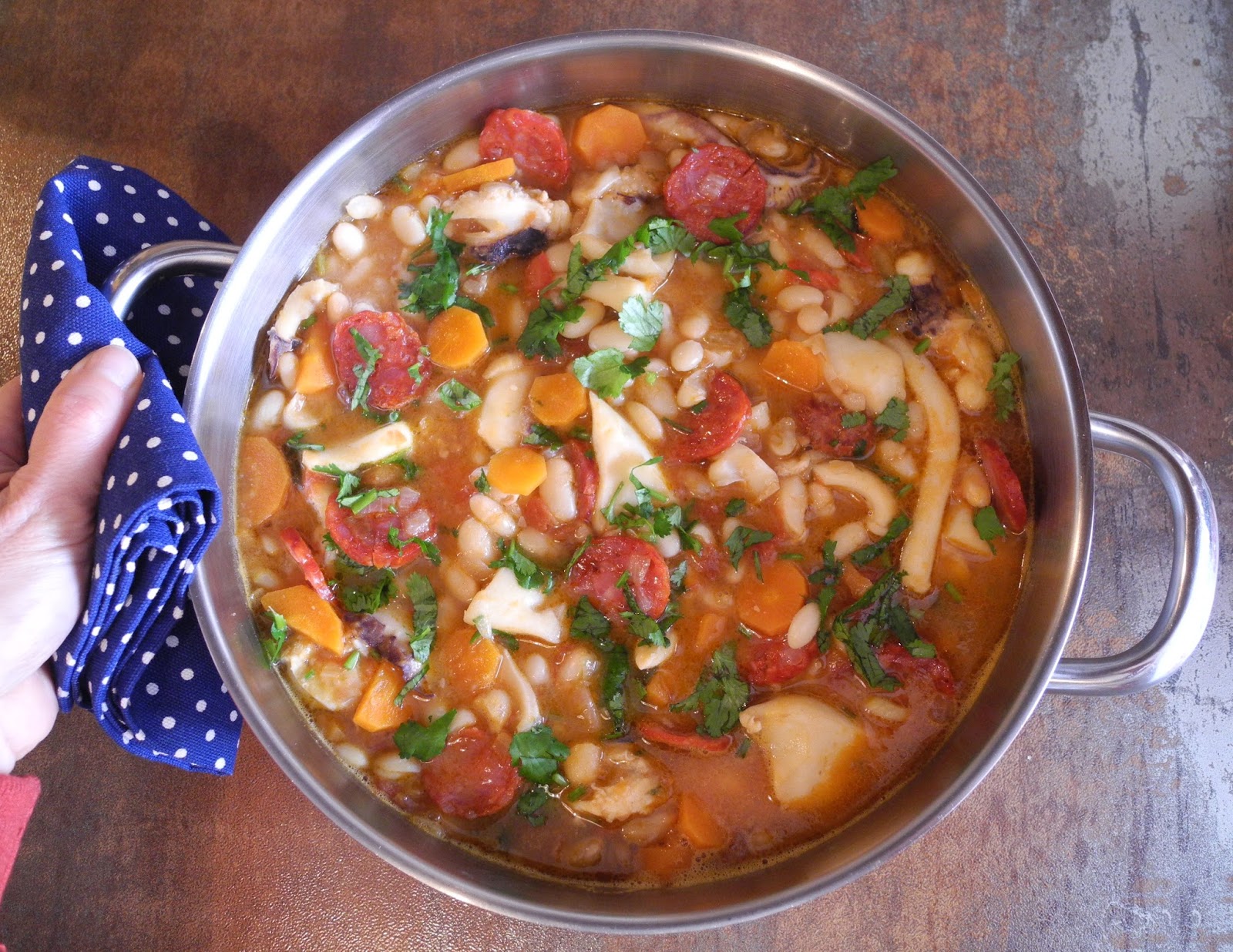 O Meu Tempero: Feijoada de choco (com feijão branco)
