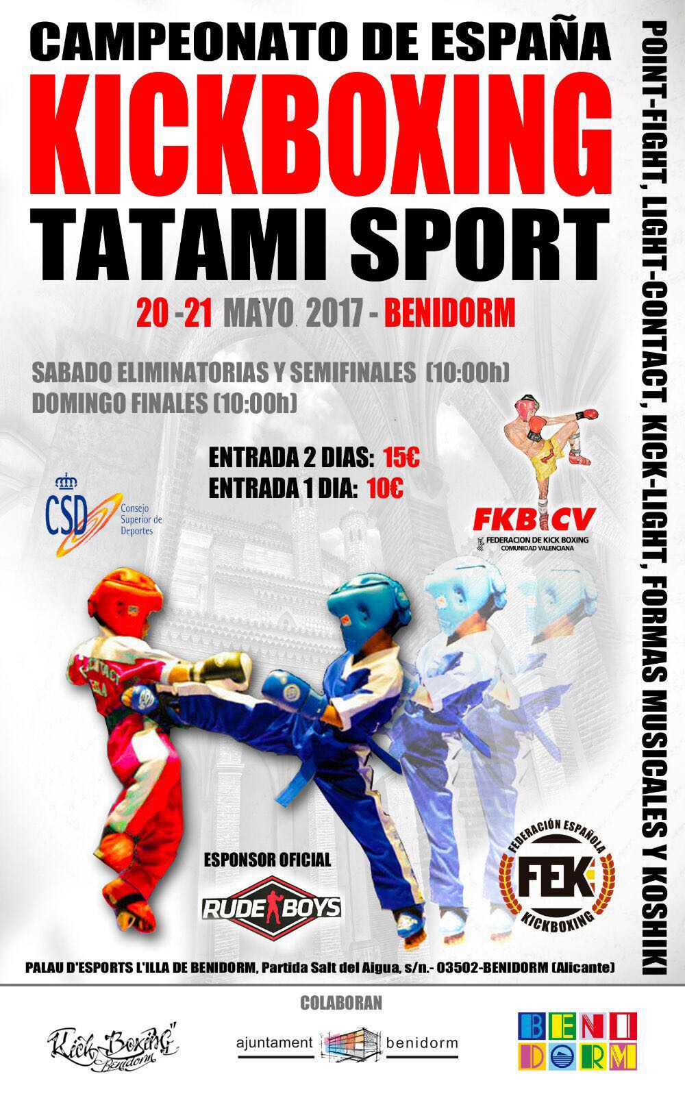 KickBoxing Ayala: Campeonato de España de KickBoxing Tatami Sport 2017