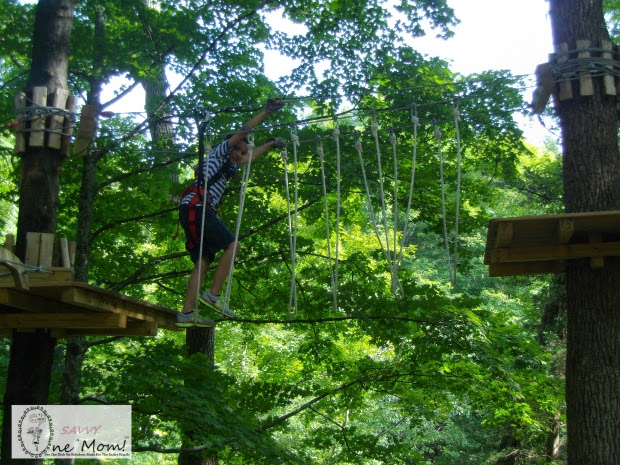 One Savvy Mom ™ | NYC Area Mom Blog: Pocono TreeVentures Aerial Ropes ...