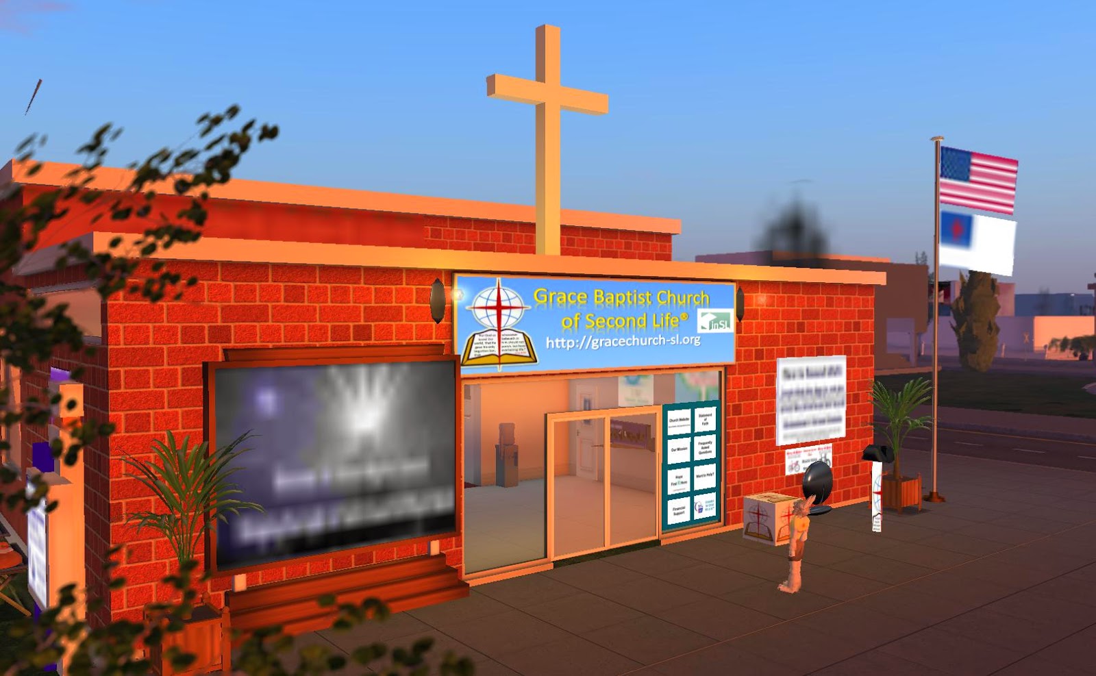 Second Life Newser: Church Services