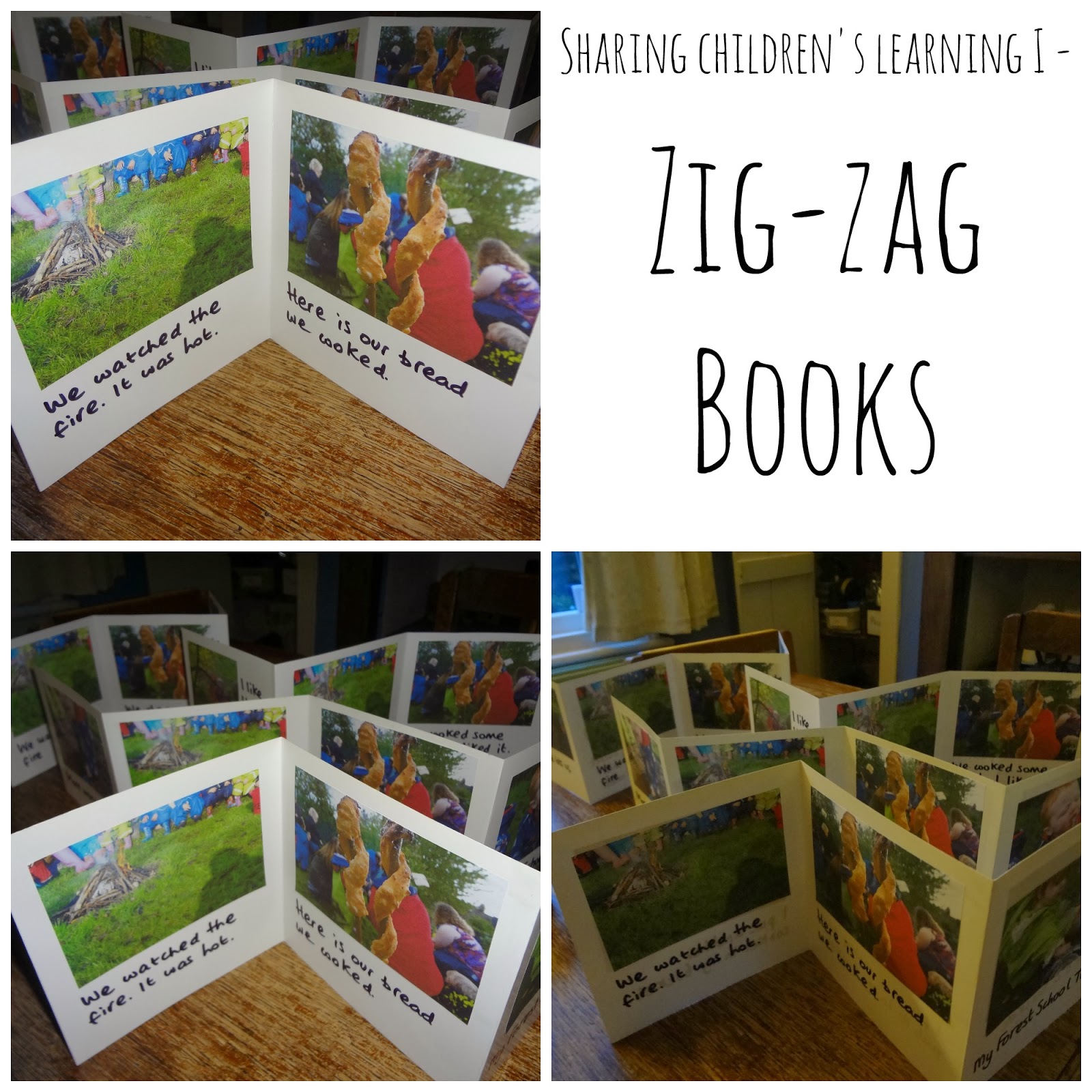 It's all about stories!: Sharing Children's Learning I - Zig-zag books