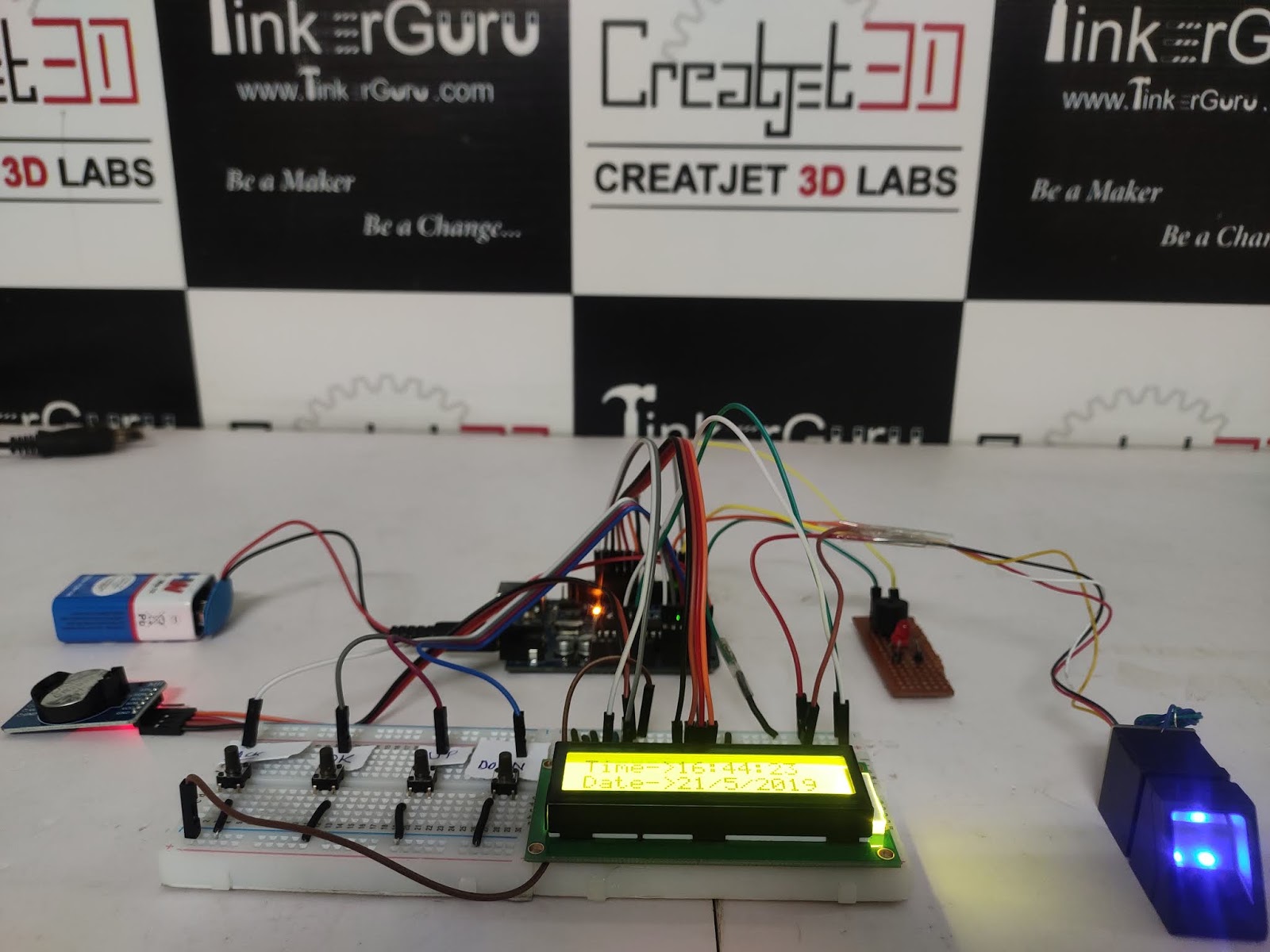 Biometric Attendance System using Fingerprint sensor and Arduino Uno