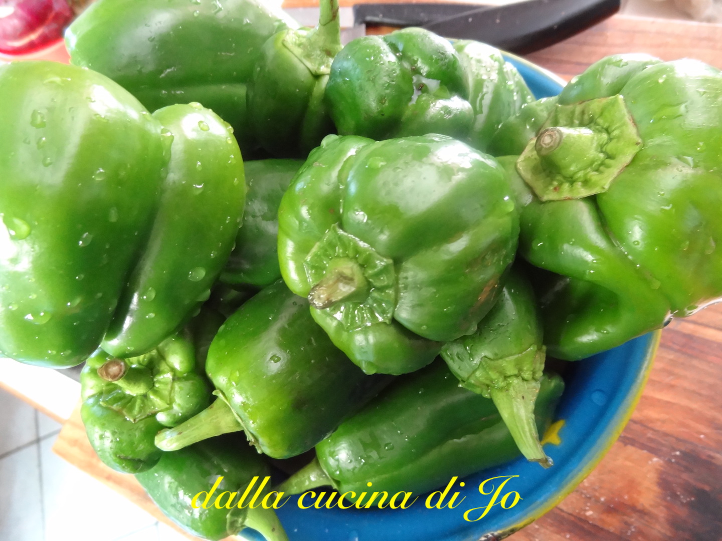 ''dalla cucina di Jo'': Pesto di peperoni verdi