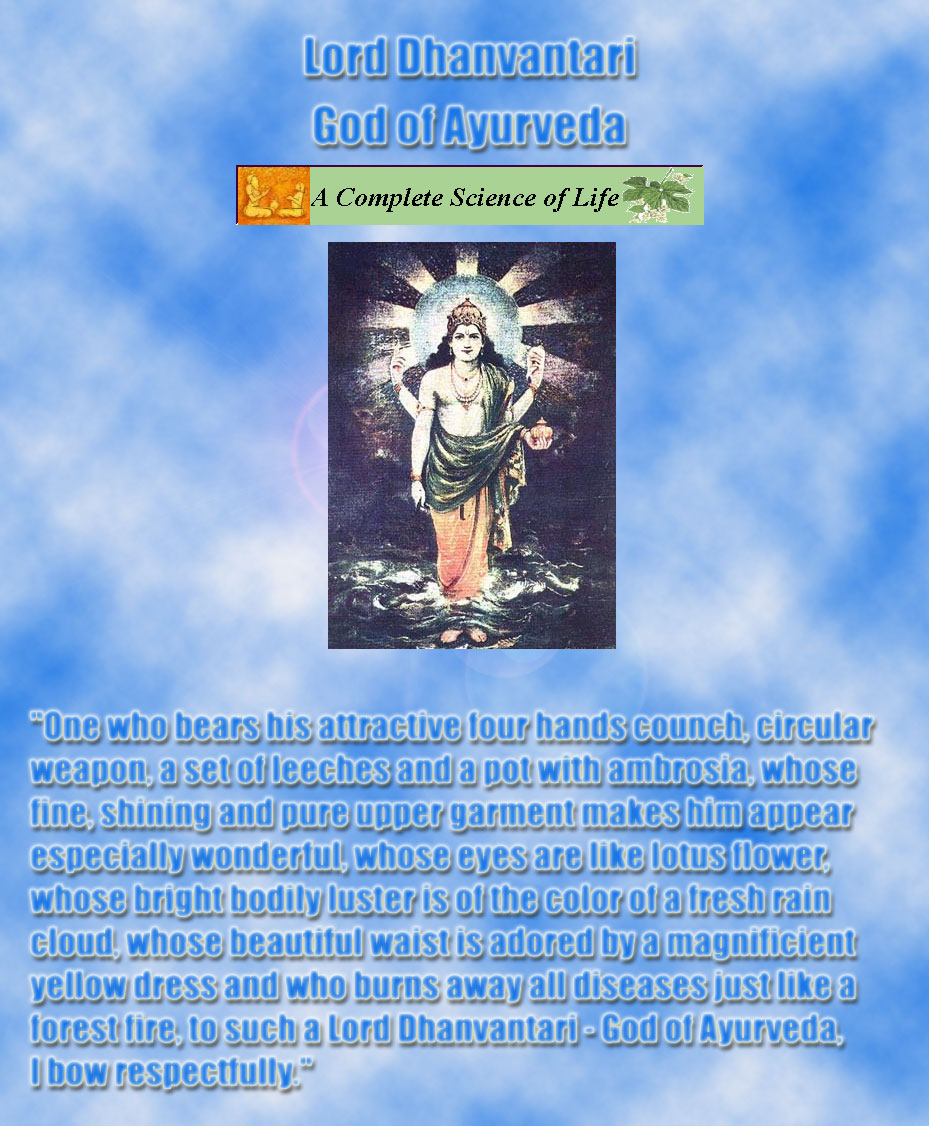 Welcome all to my knowledge sharing blog: Lord Dhanvantari - God of ...