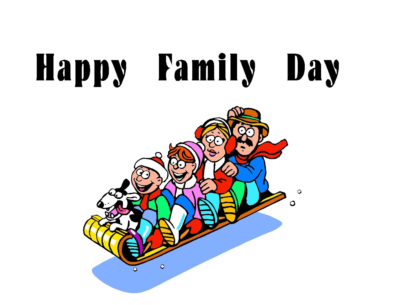Free Posters and Signs: Happy Family Day