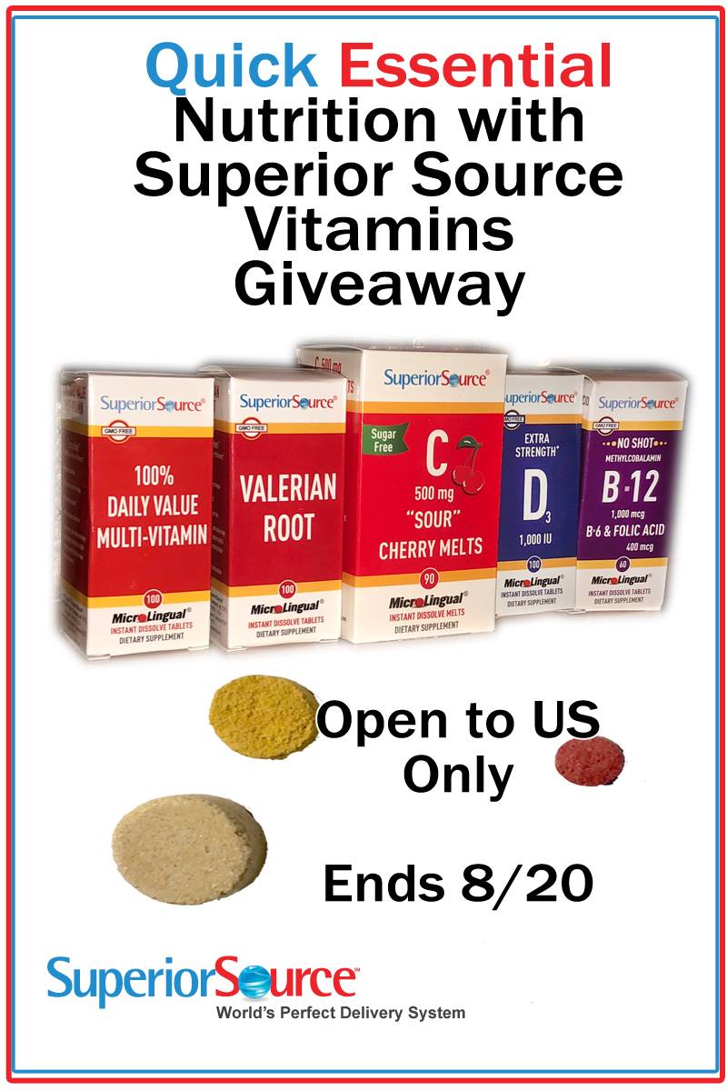 Top Notch Material: Superior Source Vitamins Giveaway