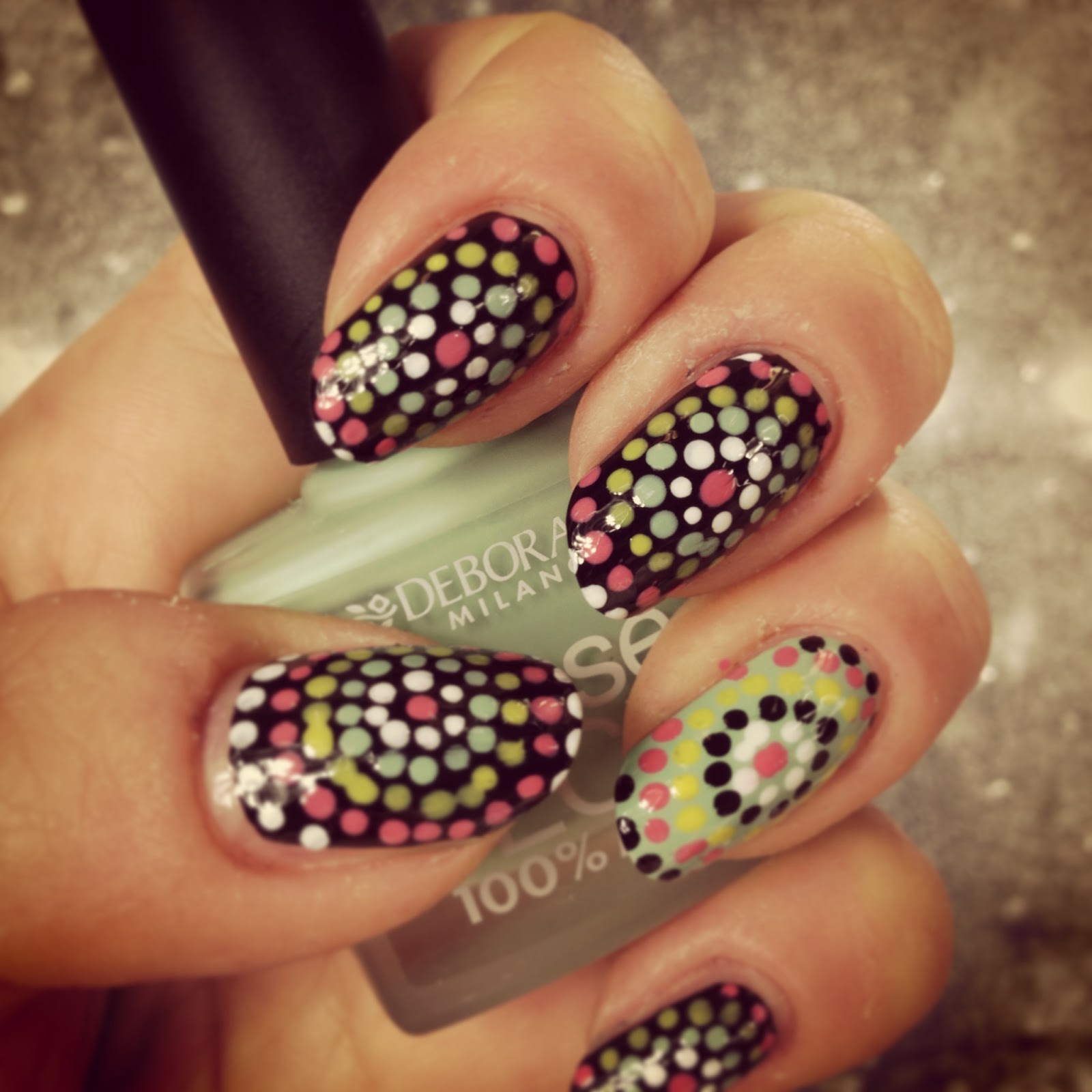 D.I.Y. Aboriginal art inspired nails tutorial