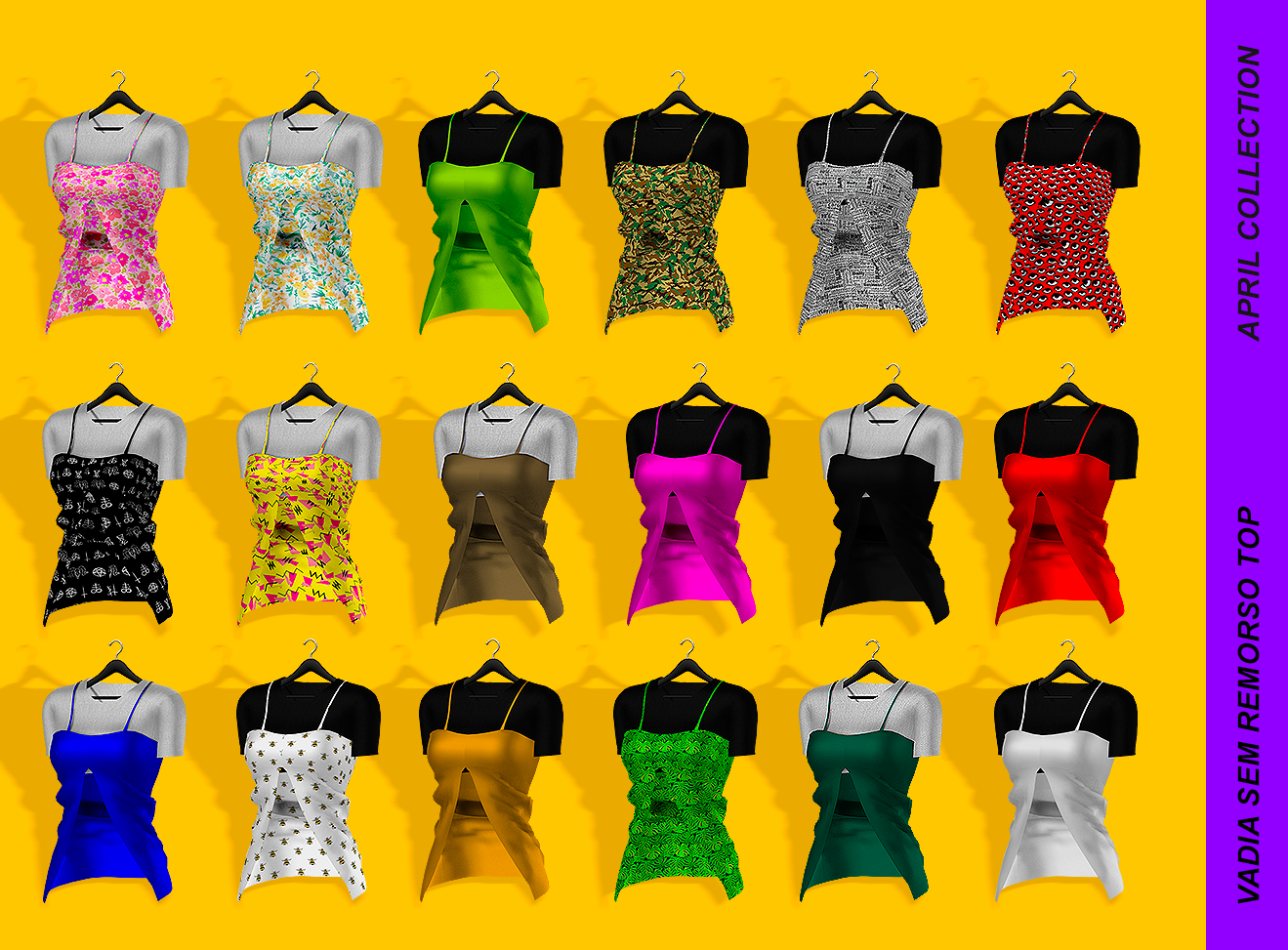 Vadia Sem Remorso (Top) | TS4 | ICONIC | The Sims 4 CC Creator