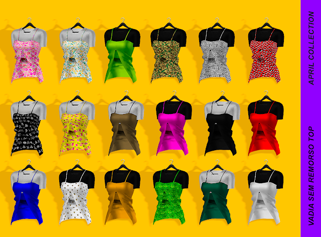 Vadia Sem Remorso (Top) | TS4 | ICONIC | The Sims 4 CC Creator