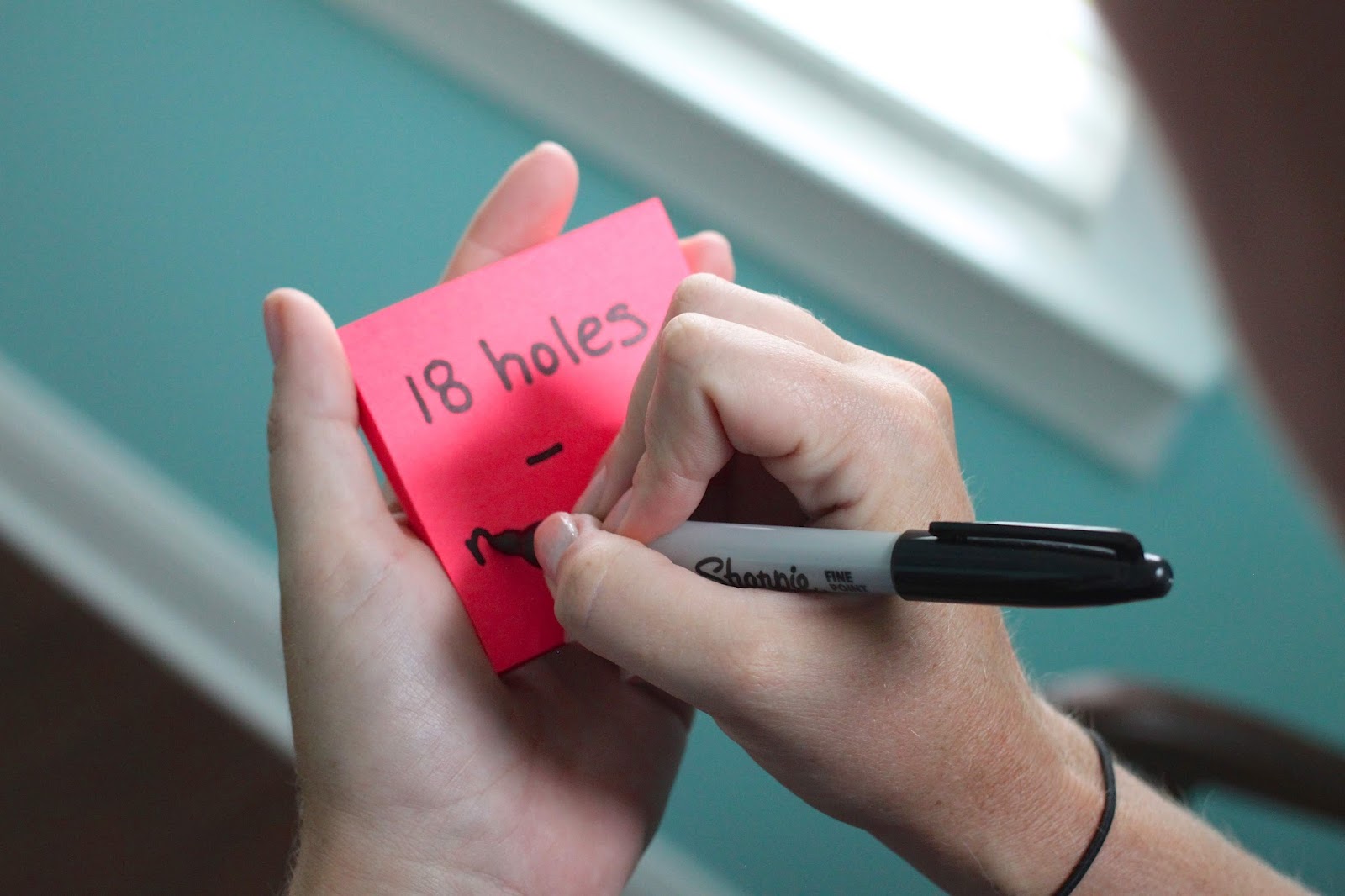 borrowed heaven: DIY Post-it Note Goal Board