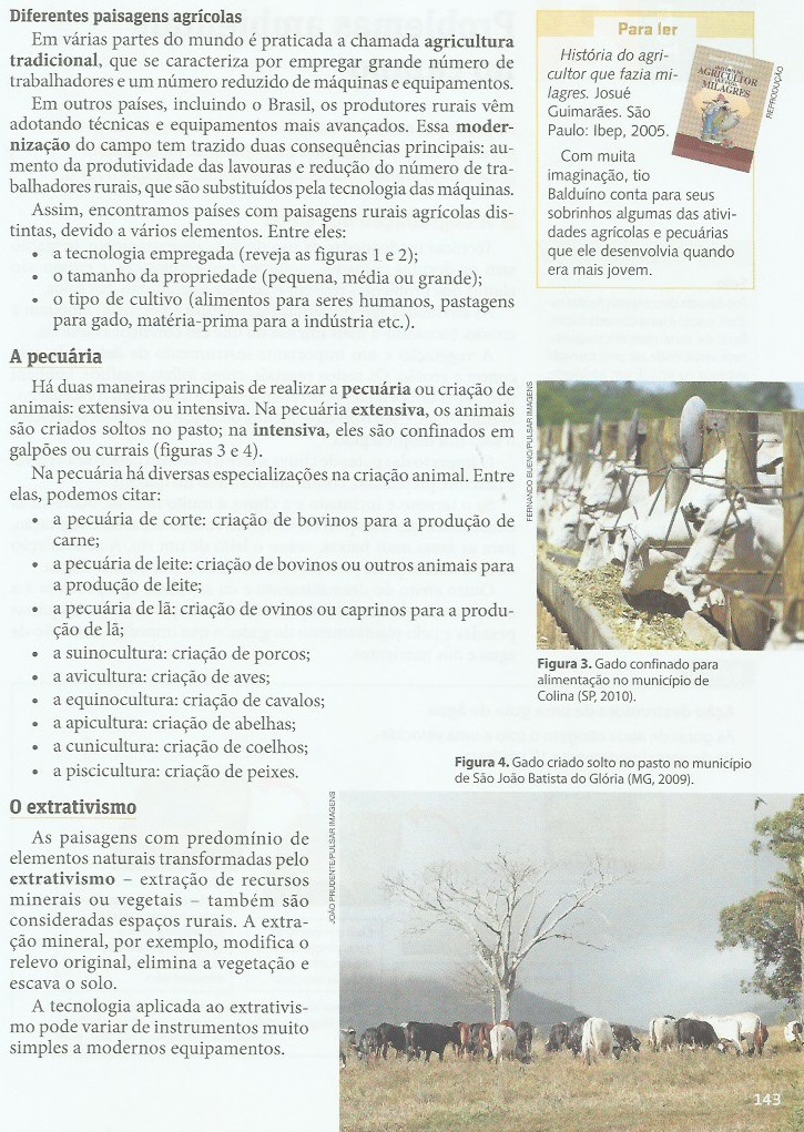 BLOCO I — GEOGRAFIA: O ESPAÇO RURAL E SUAS PAISAGENS