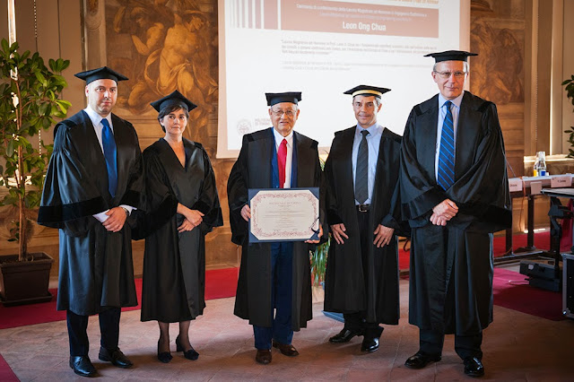LEON ONG CHUA: LAUREA AD HONOREM PER GLI STUDI DELLA COMPLESSITÀ ...
