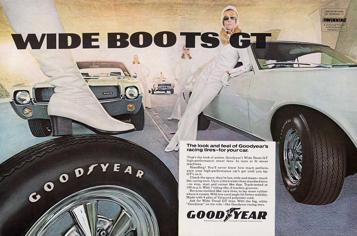 Ghosts Of The Great Highway: Retro Rewind. Vintage Goodyear Advertisements.
