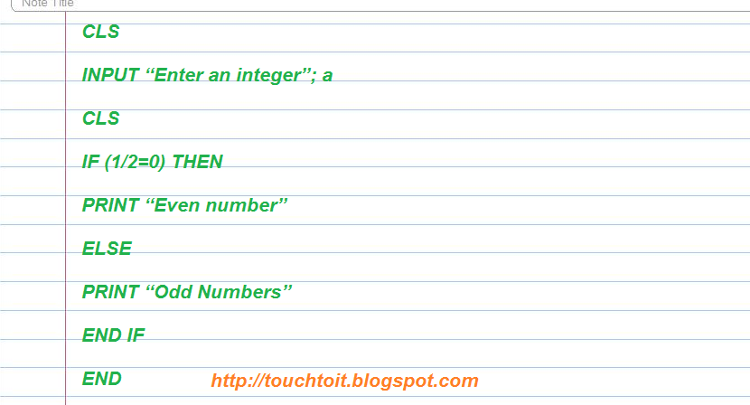 Begain!: QBASIC: And Its Programing Concept