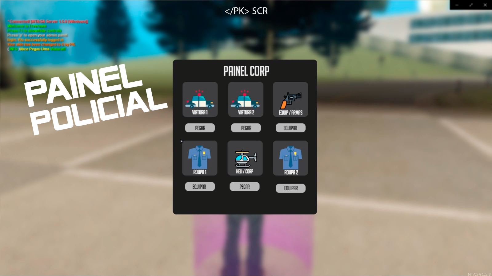 Painel Policial Completo Rp - MTA Brasil