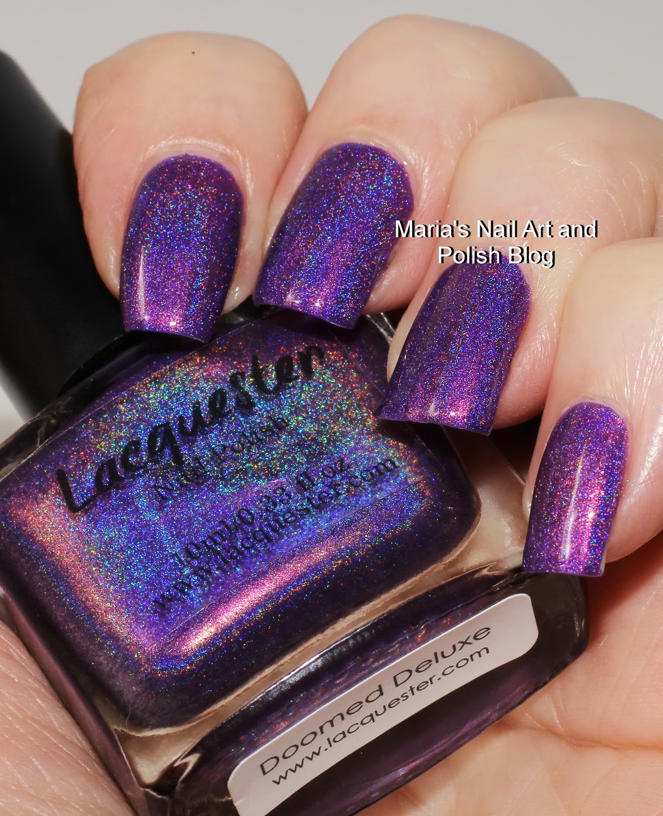 Marias Nail Art and Polish Blog: Lacquester Doomed Deluxe swatches