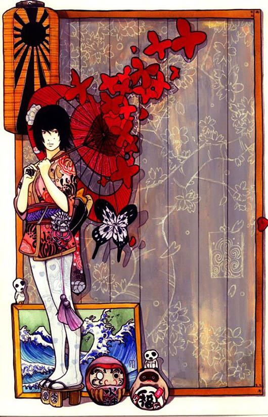 Yellowmenace: ART: Agarwen - Mexican Samurai