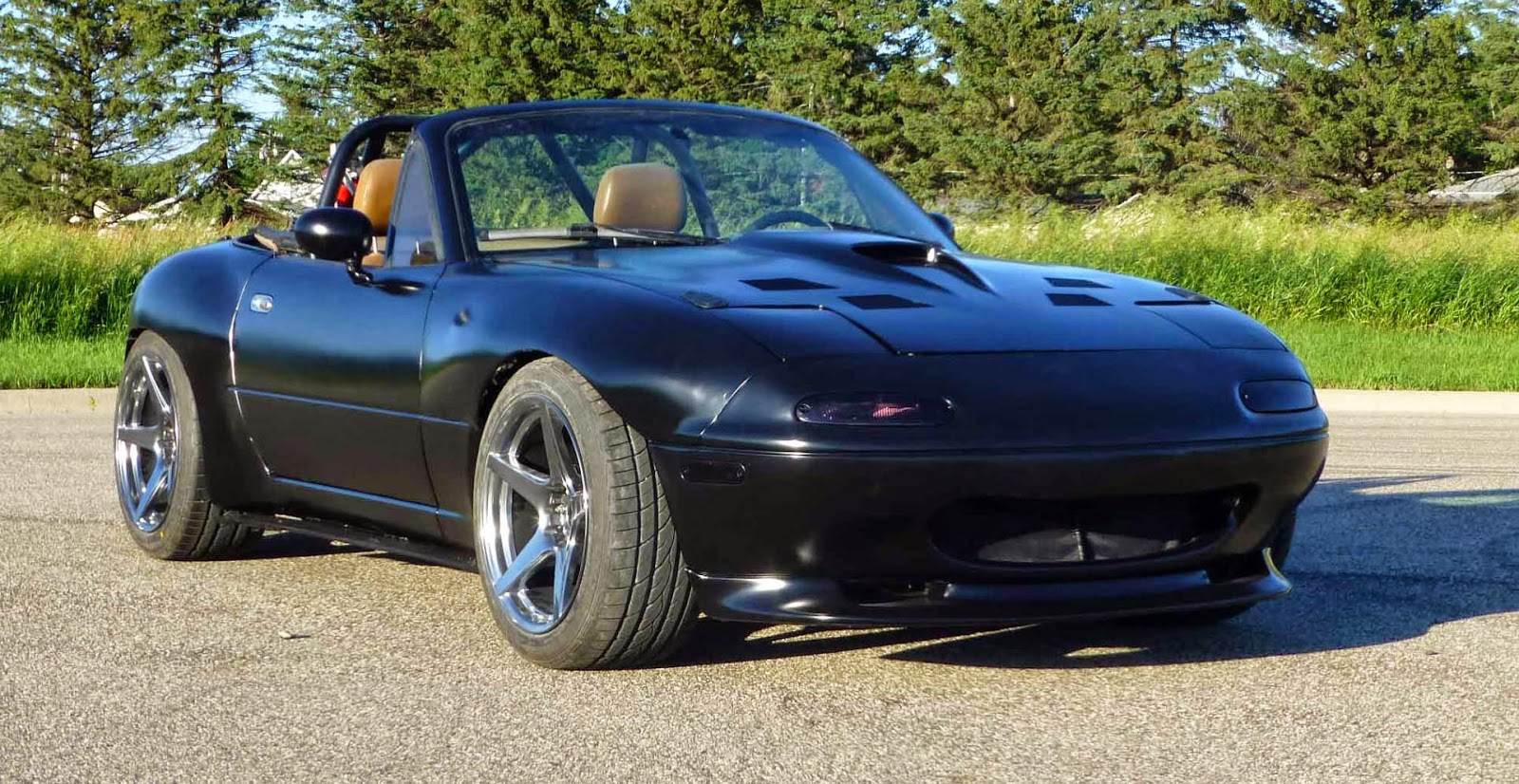Jim and Jenna build diary, Miata LS1 Conversion: She's back in Black!