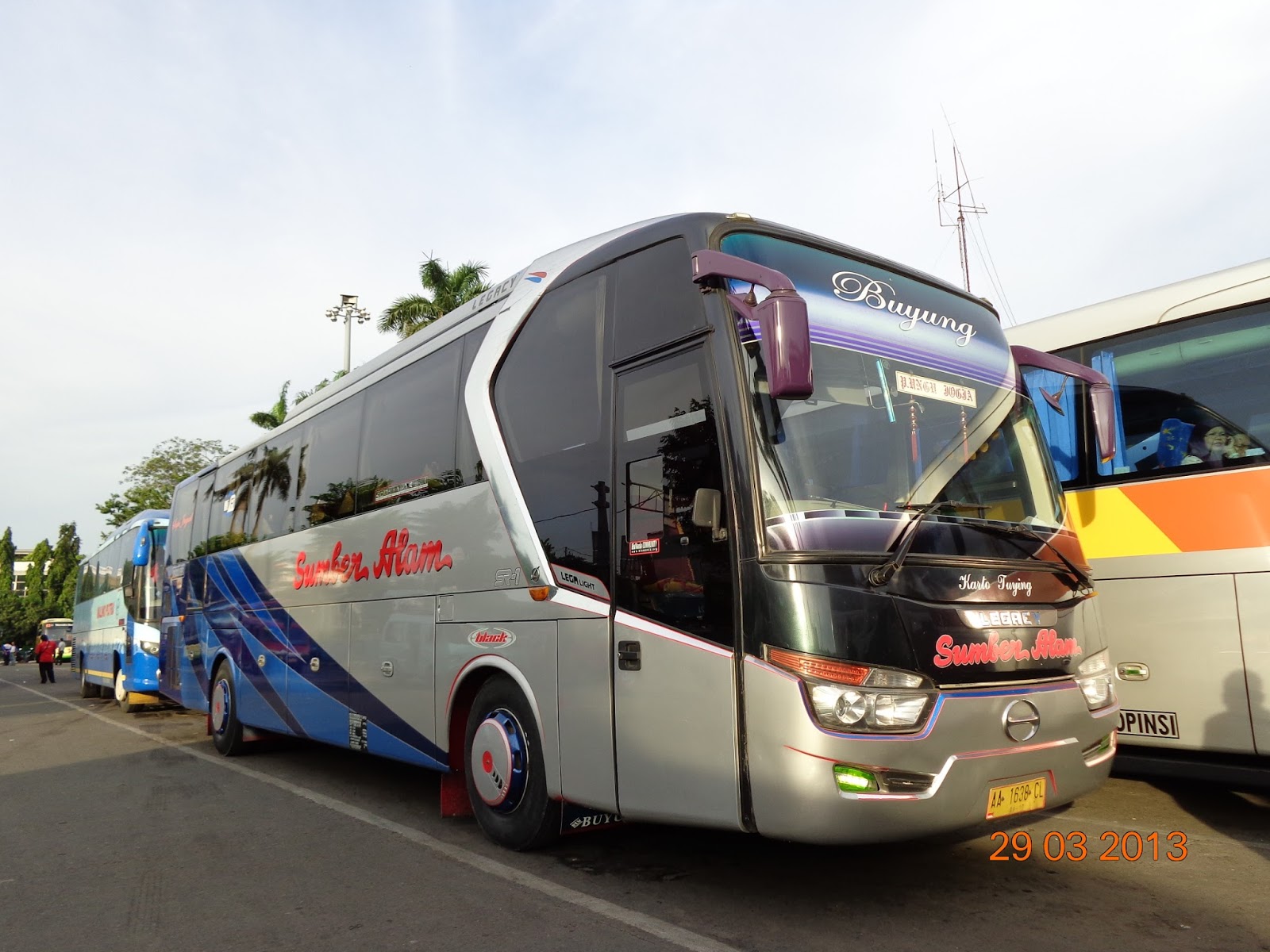 Po Sumber Alam _ Bus Executive/ AC VIP ~ Livery Biru
