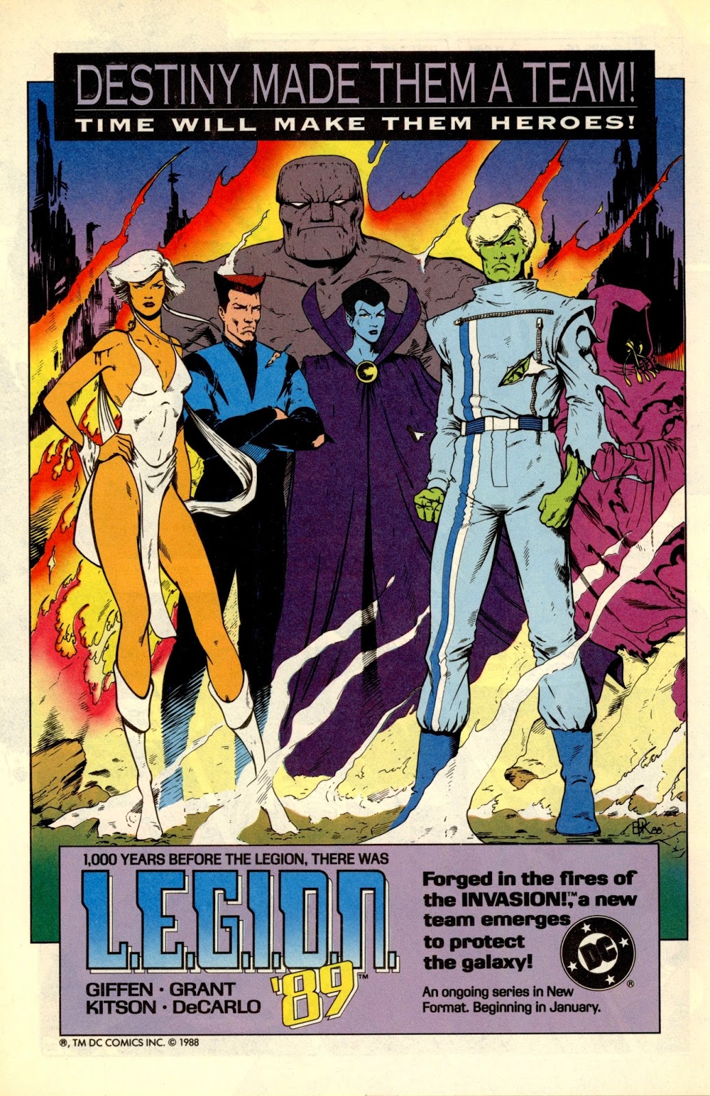 HISTORY OF DC UNIVERSE : L.E.G.I.O.N.´89