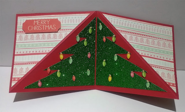IcedImages: Triangle Fold Card (Original)