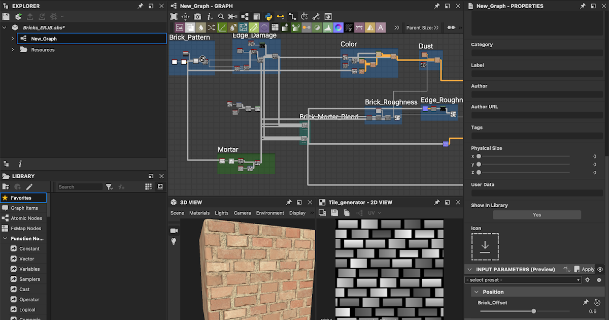 Substance Designer Fundamentals: Random Seed Parameter