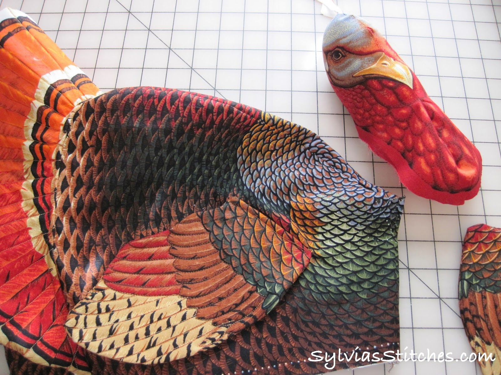 FNSI - Stuffed Turkey for Thanksgiving - Sylvia's Stitches