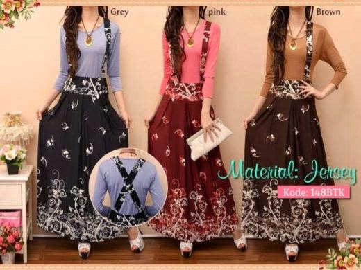 Setelan Overall Batik 148BTK | Baju gamis terbaru | gamis modern ...