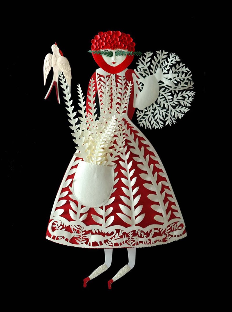 Nibelle et Baudouin: Elsa Mora - Sculptures et illustrations en papier...