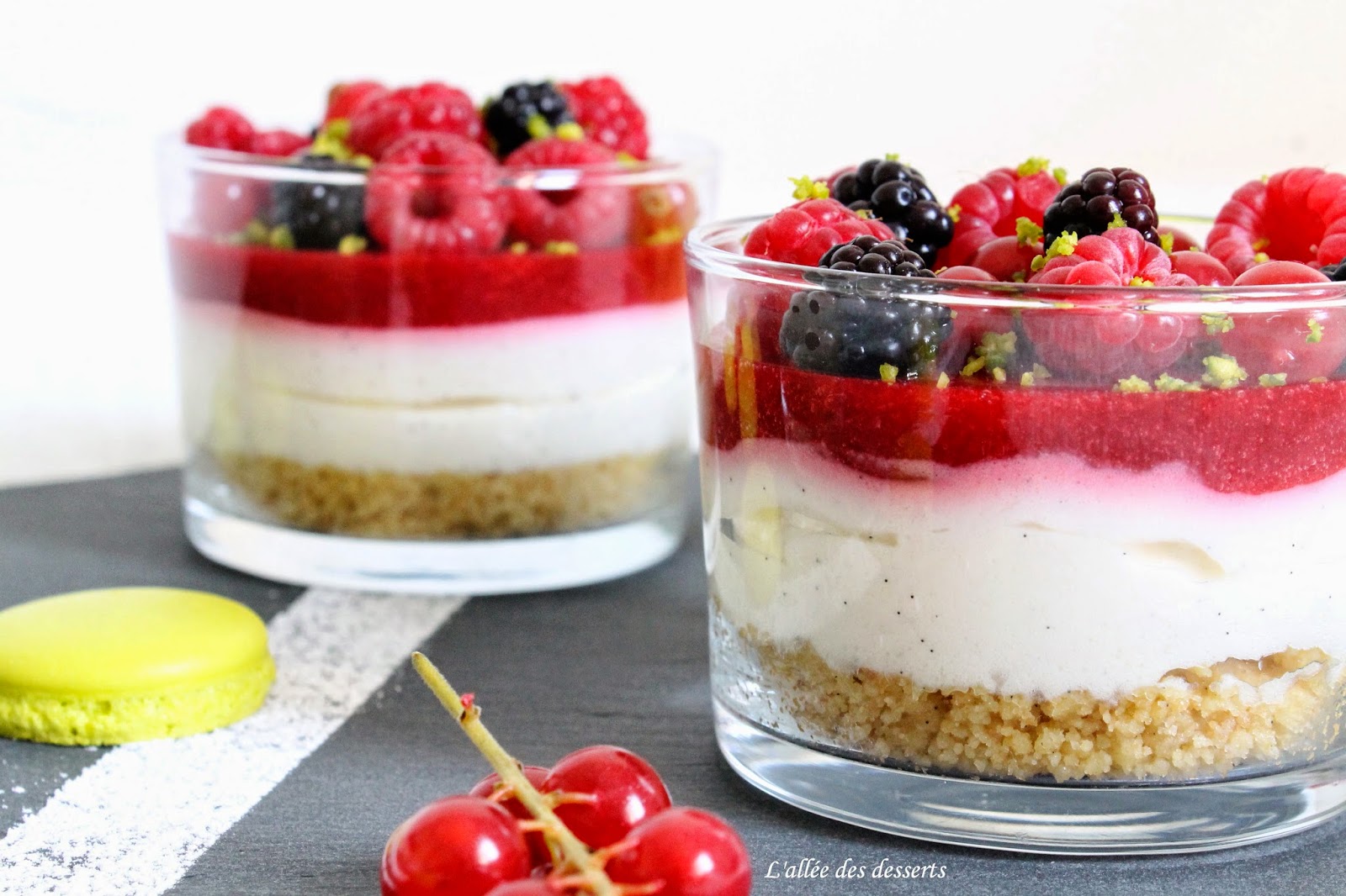 L'allée des desserts: Cheesecake aux fruits rouges