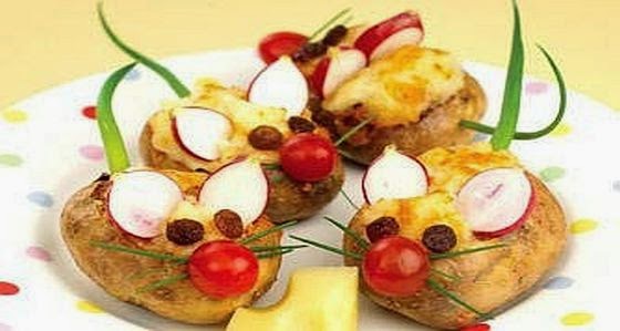Potato Mice -fun recipe for kids