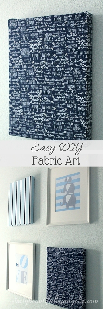 Easy DIY Fabric Art