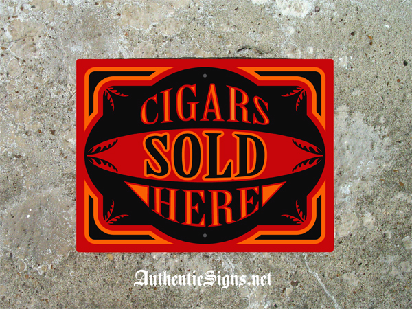 Authentic Signs & Vintage: Cigar Sign